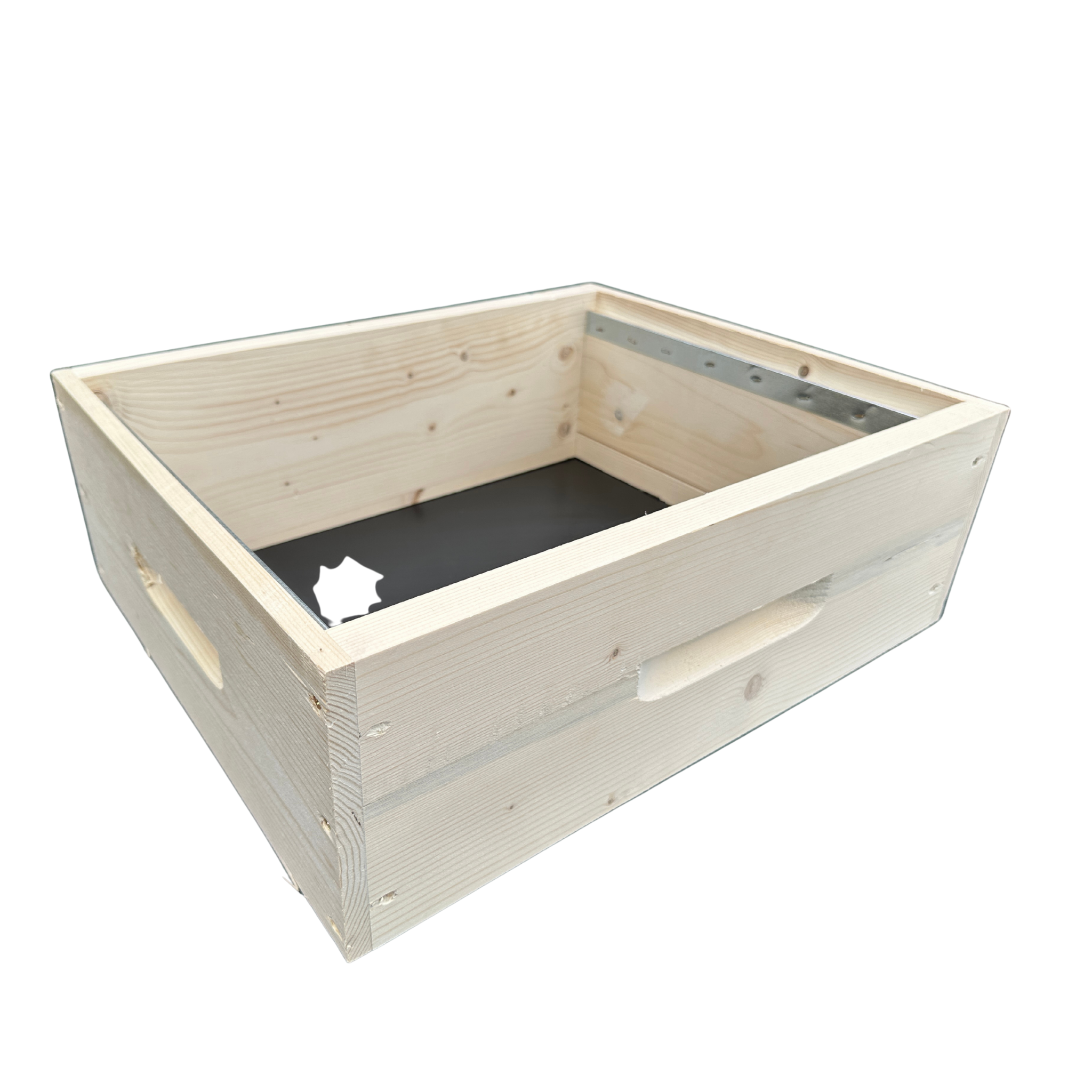 Assembled Pine Wooden Langstroth 10 Frame Medium Super Box – Gwenyn ...