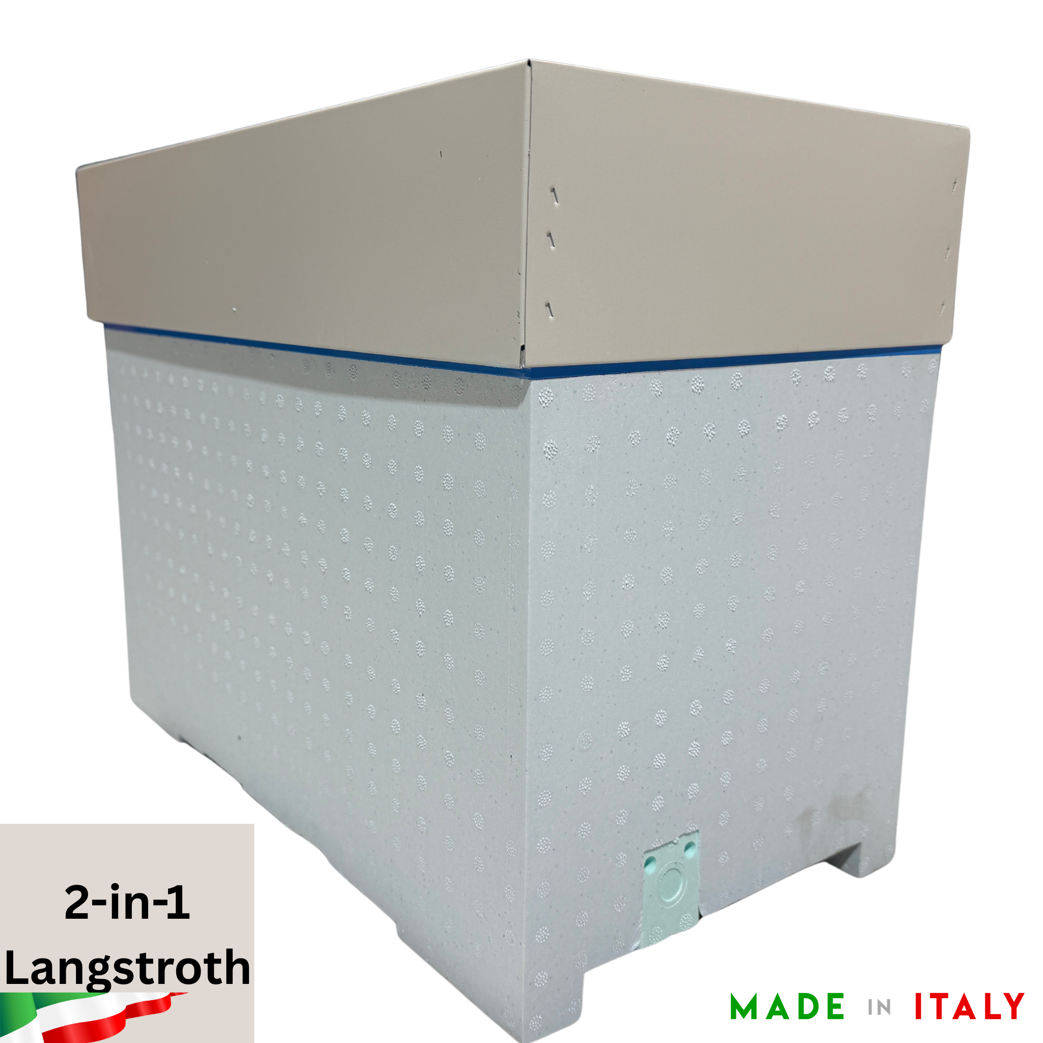 Langstroth 6 Frame Poly Nuc Box with Metal Lid | UK
