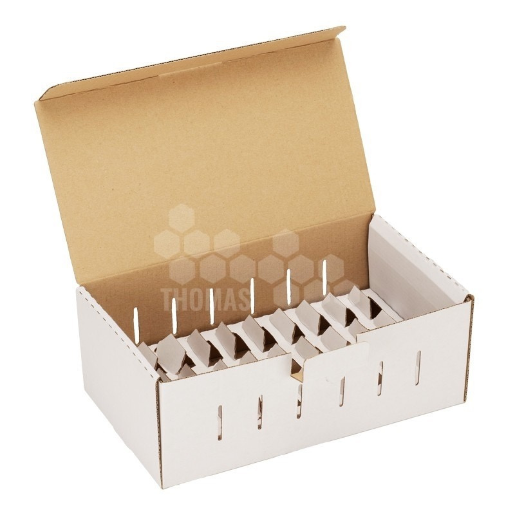 Cardboard Shipping Box for 30 Flat Queen Cages Bee Cages Transport ...