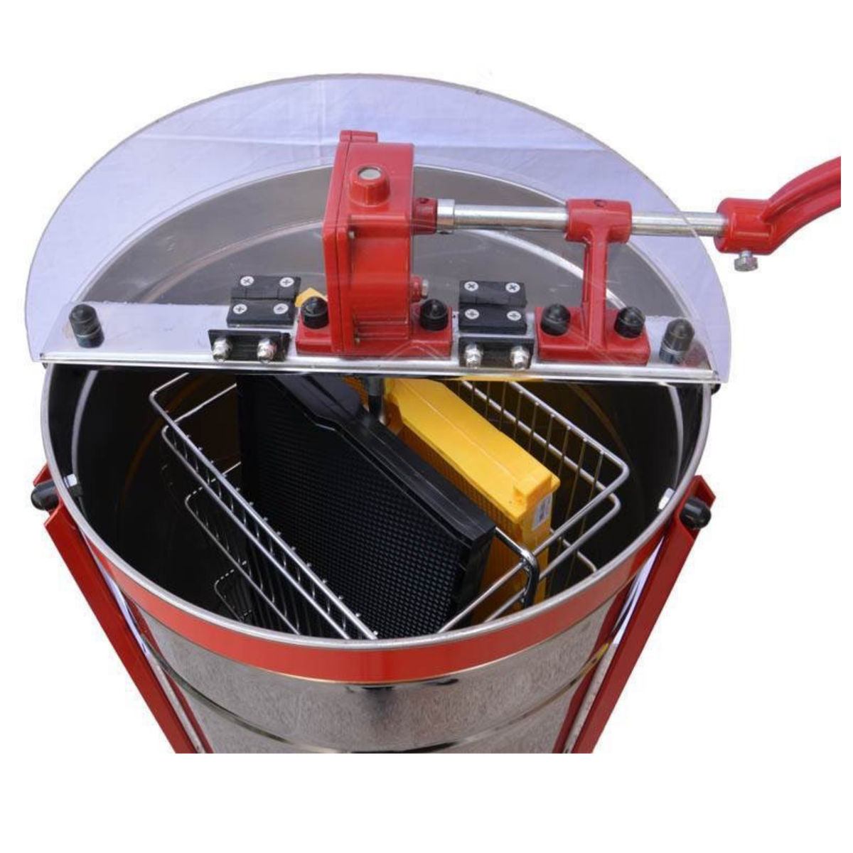 Stainless Steel Manual 2 Frame Tangential Honey Extractor