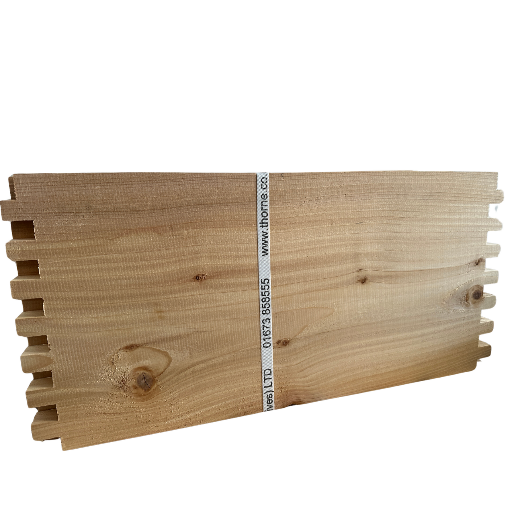 Thornes Langstroth Cedar Economy Brood Box (Deep) With Runners and Nai
