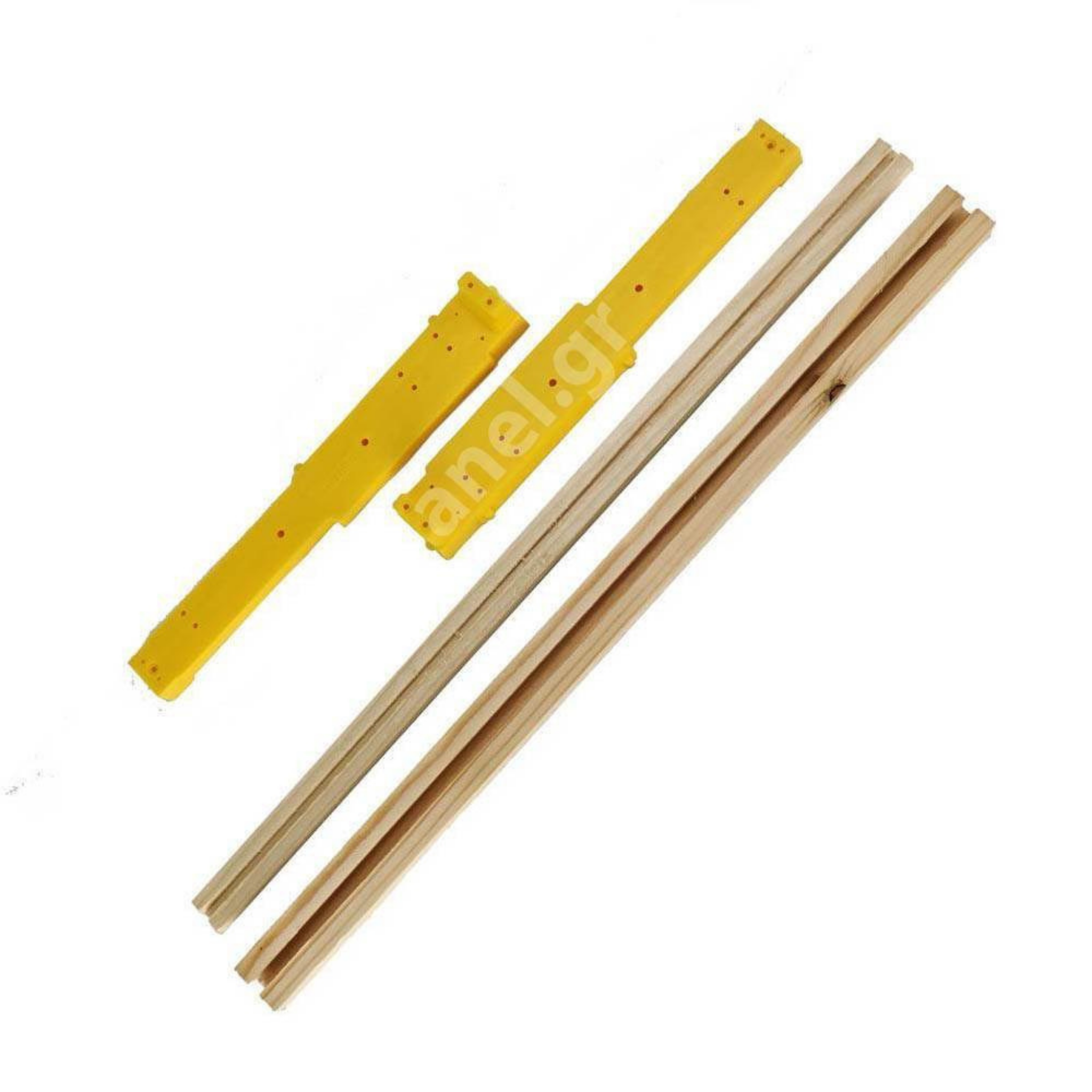 ANEL Wooden Frame With Plastic Side Bars for Plastic Foundation Unasse ...