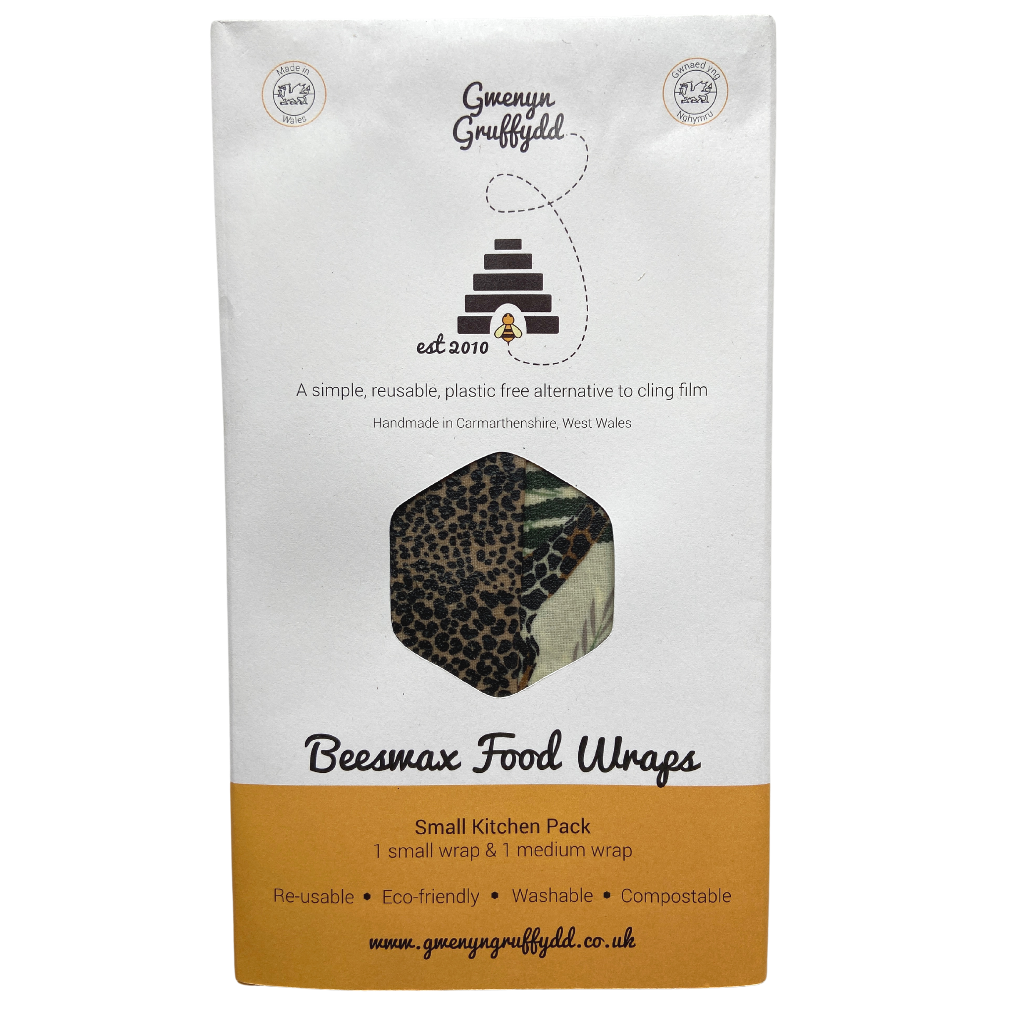 Beeswax Wrap Kitchen Pack - Safari | Beeswax Wraps | Reusable Wraps ...